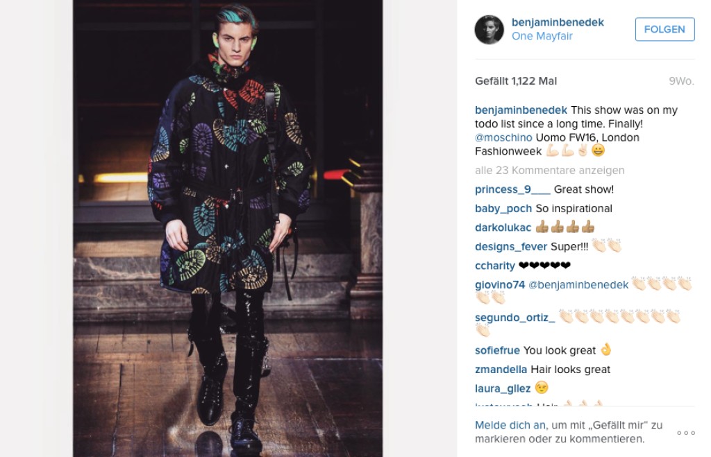 Benjamin Benedek Instagram - Elite Model Look