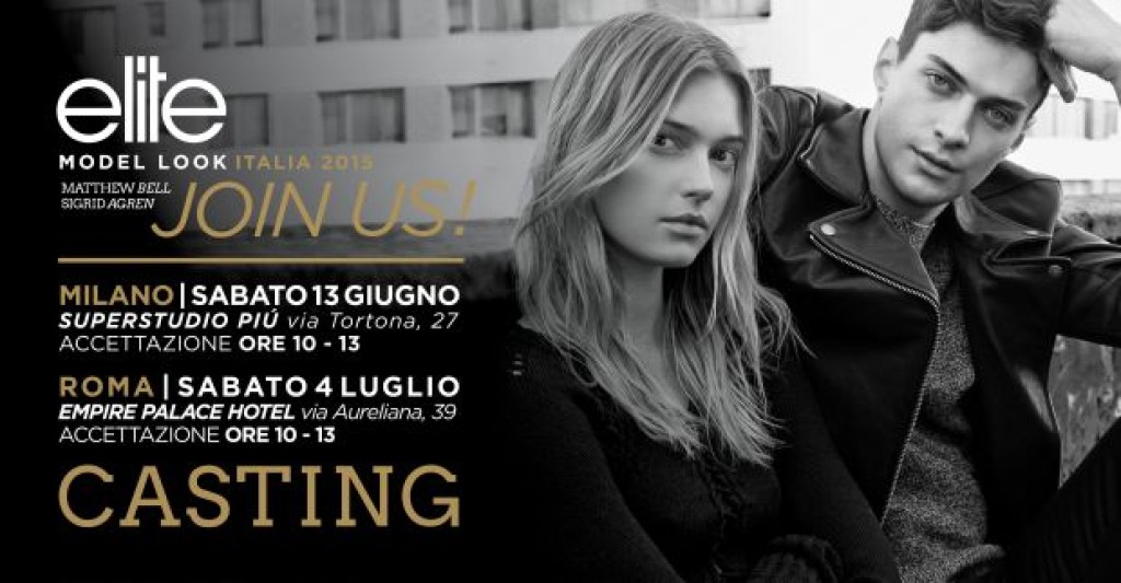 Al Via I Casting: Il 13 Giugno A Milano E Il 4 Luglio A Roma - Elite ...